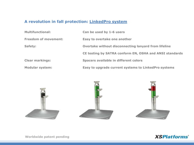XSPlatforms' Fall protection (English) | PPT