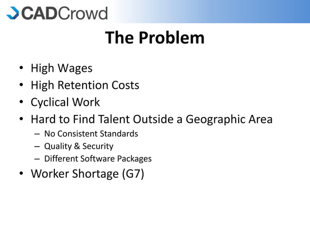 Cad Crowd | Crowdsourcing CAD Design, Drafting & Engineering | PPT
