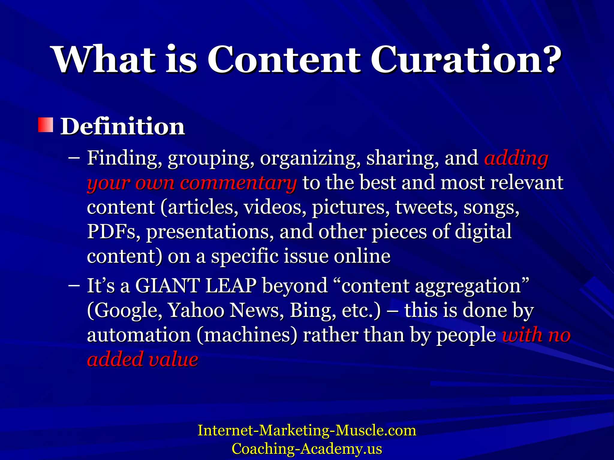 Content Curation | PPT