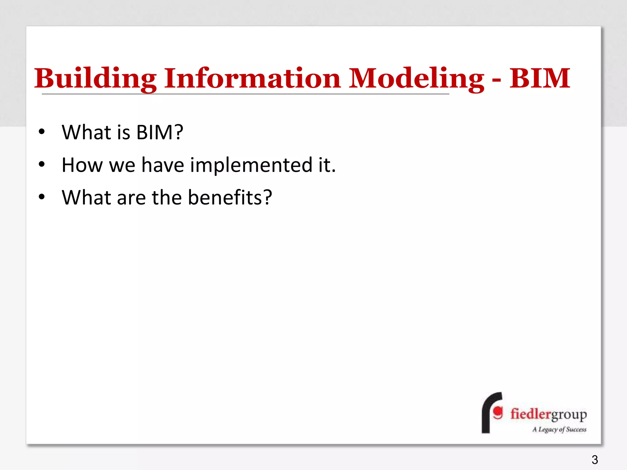 Building Information Modeling | PPTX