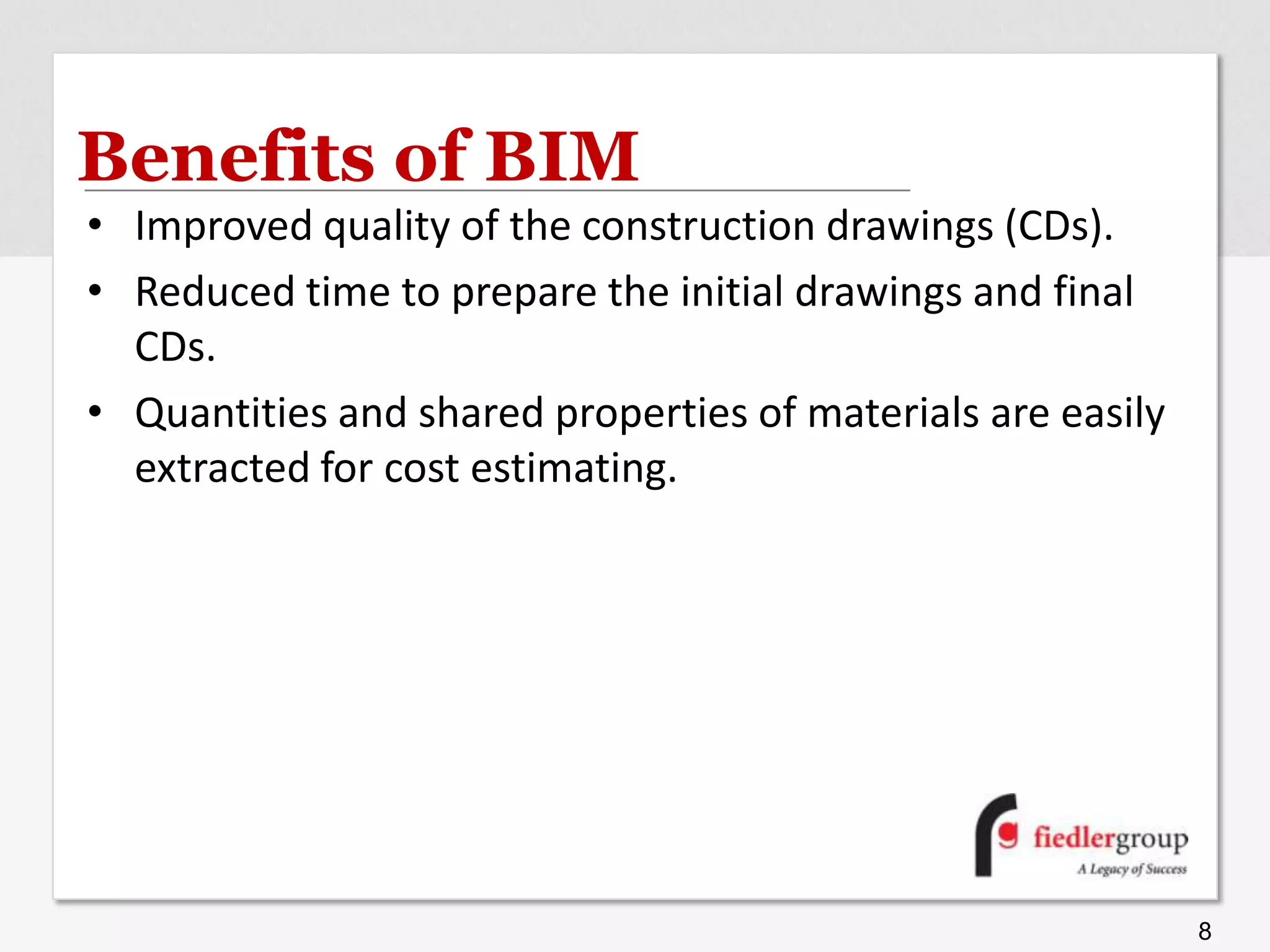 Revit and Building Information Modeling (BIM) Presentation | PPTX
