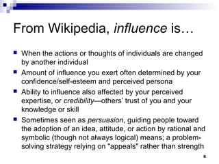Influence without Authority: Establishing and Transforming Power | PPT