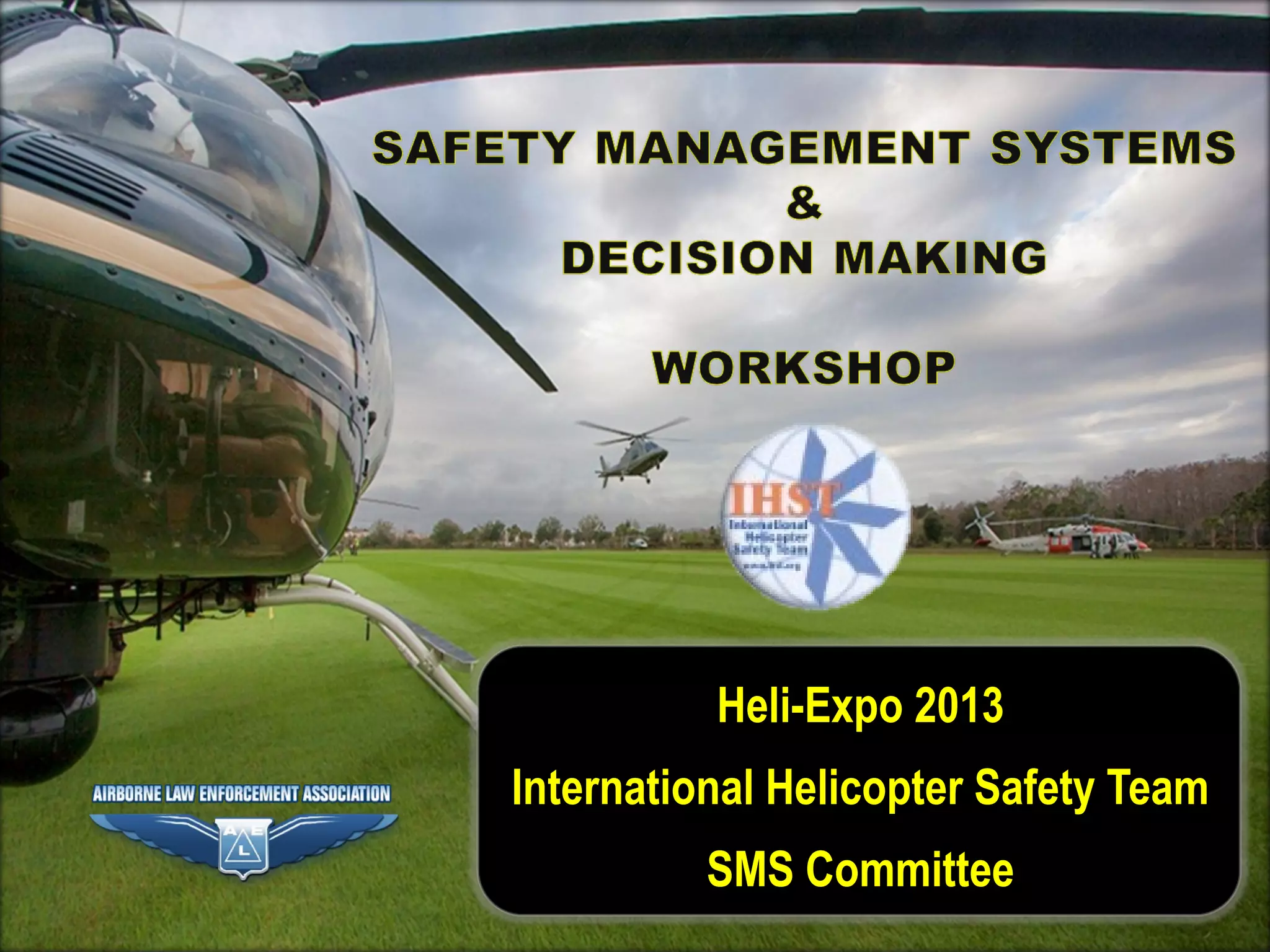 Safety Management Systems (SMS) and Decision Making | PPT