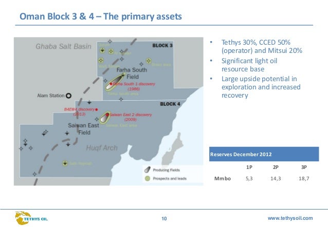 Tethys Oil Interim report Q1 2013