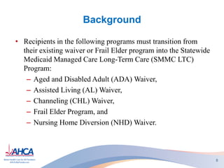 SMMC Long-term Care Provider Webinar: Plan of Care | PPT
