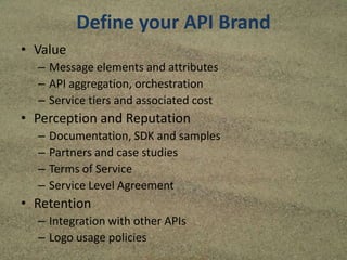 API Branding Strategy | PPT