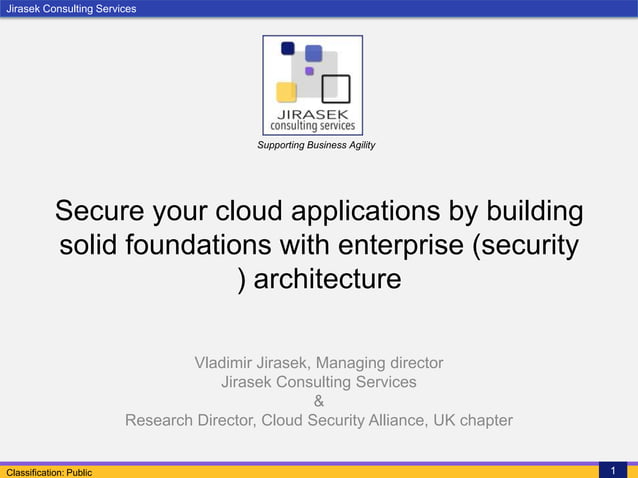 Secure your cloud applications by building solid foundations with enterprise (security ...