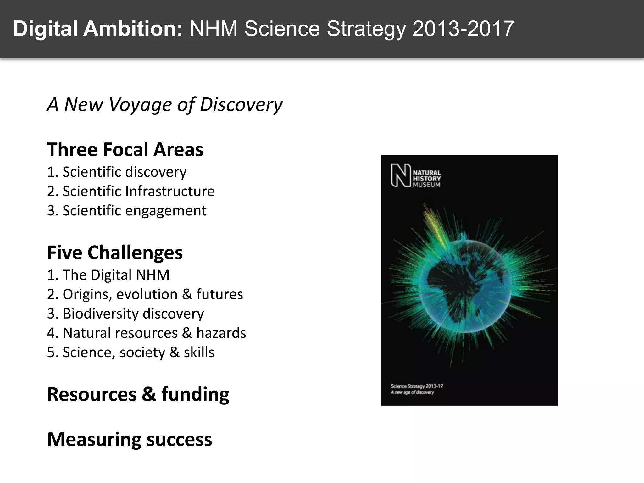 Digitised collections: Toward a digital strategy for for the NHM, London | PPT