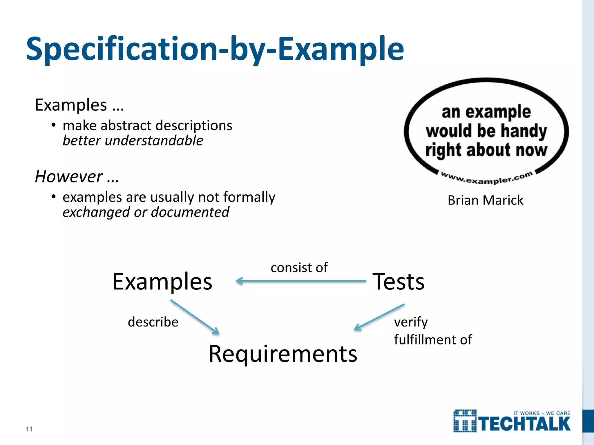 Tutorial: Implementing Specification-By-Example with Gherkin | PDF ...