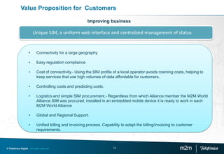 Telefónica M2M global operator: strategy of alliances | PPT