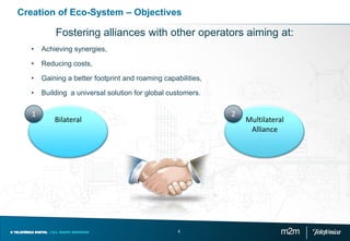 Telefónica M2M global operator: strategy of alliances | PPT