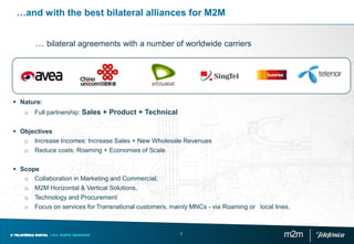 Telefónica M2M global operator: strategy of alliances | PPT