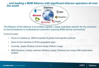 Telefónica M2M global operator: strategy of alliances | PPT