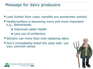 Precision dairy farming: how to make it work on the farm | PPTX
