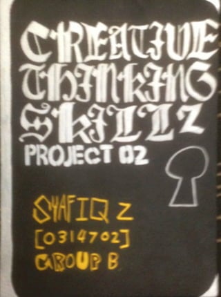 CTS Project 02 Part A booklet | PDF