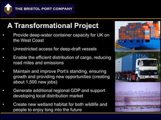 2013 06 bristol deep sea container terminal - jerry stanford | PPTX | Zoos & Aquariums | Attractions