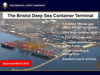 2013 06 bristol deep sea container terminal - jerry stanford | PPTX | Zoos & Aquariums | Attractions