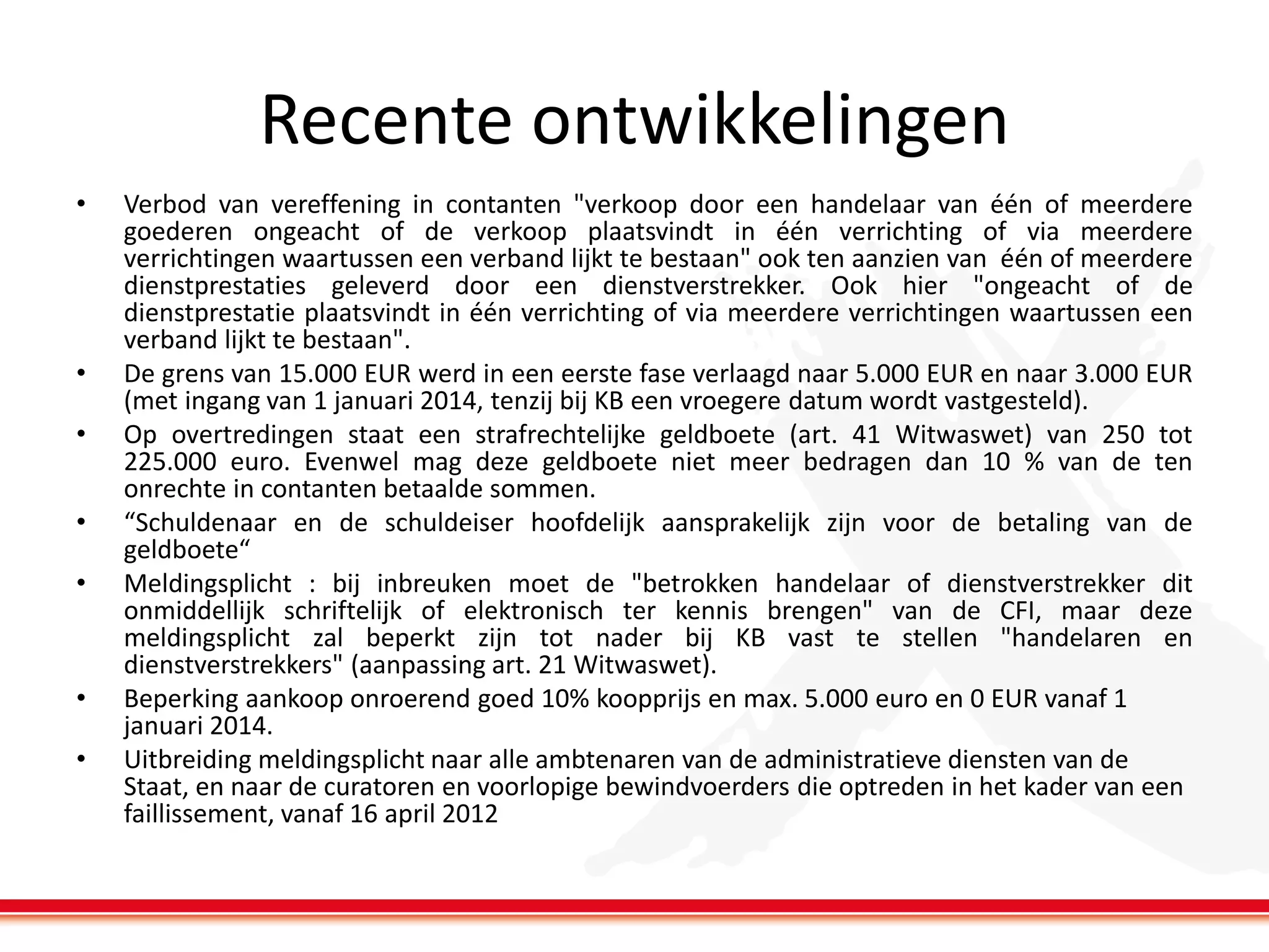 Preventieve witwas voor advocaten | PDF
