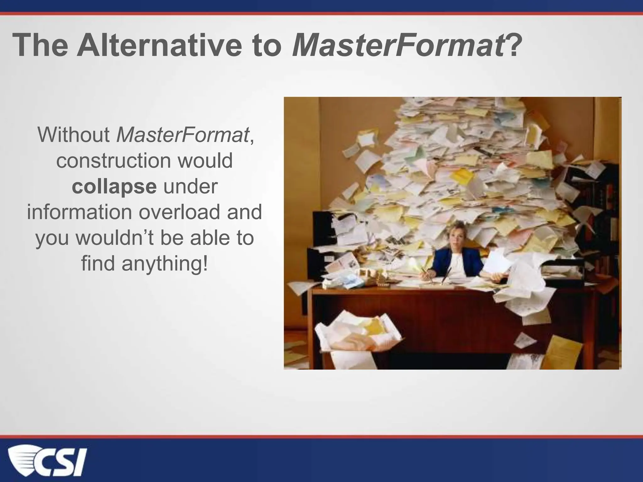 CSI MasterFormat REFERENCE DOCUMENT_20240227 | PPT