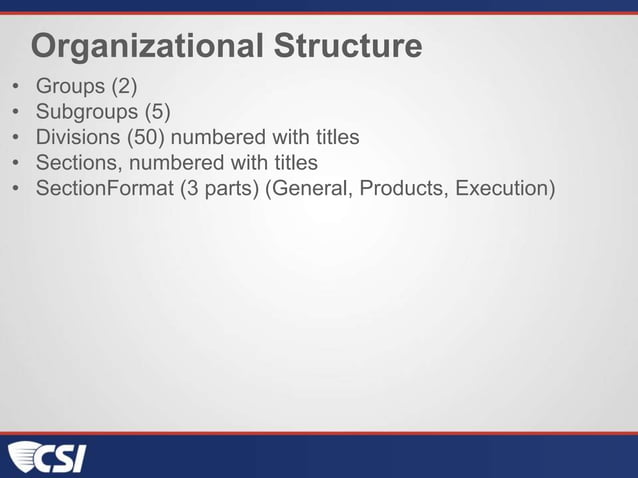 CSI MasterFormat REFERENCE DOCUMENT_20240227 | PPT | Construction ...