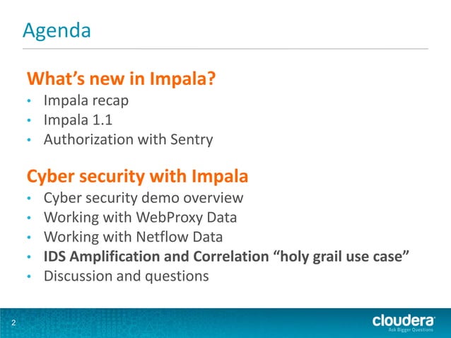 Combat Cyber Threats With Cloudera Impala And Apache Hadoop Ppt