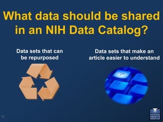 NIH Data Catalog - Updated Results | PPTX