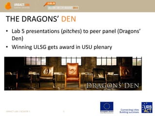 URBACT Summer University 2013 - Labs - Human Capital - Session 1 | PPT