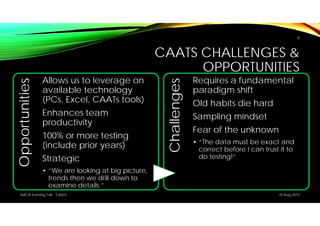 Computer Assisted Audit Tools and Techniques - the Force multiplier in ...