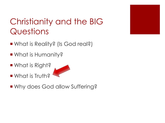 For Teenagers: What is Truth? | PPT