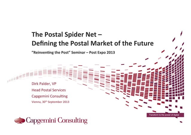 2013 09-30 defining the postal market of the future - the postal market ...