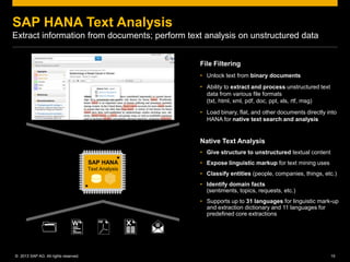 SAP HANA in Healthcare: Real-Time Big Data Analysis | PPTX