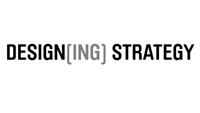Lecture TU Delft: How to strategize design or make design strategic