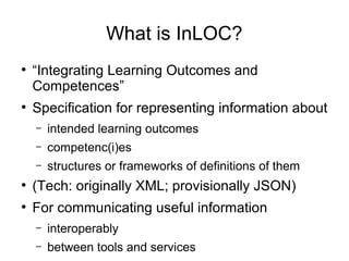 Structuring OpenBadges with InLOC | PPT