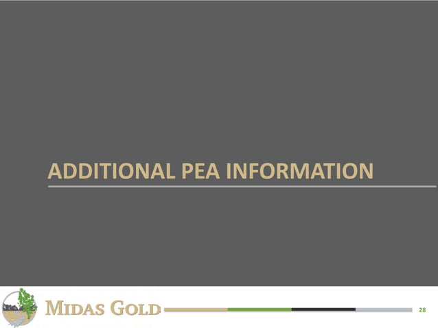 Midas Gold Corporate Presentation - November 2013 | PPT