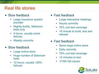 Put "fast" back in "fast feedback" | PPT