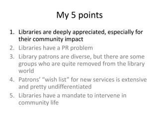 The New Library Patron | PPT