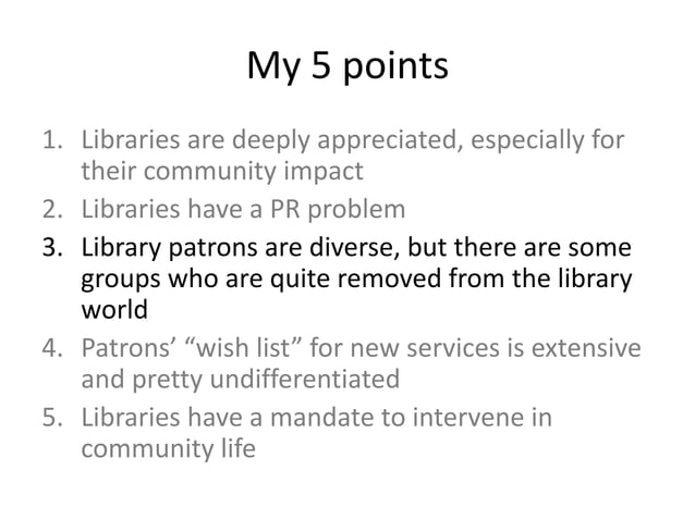 The New Library Patron | PPT