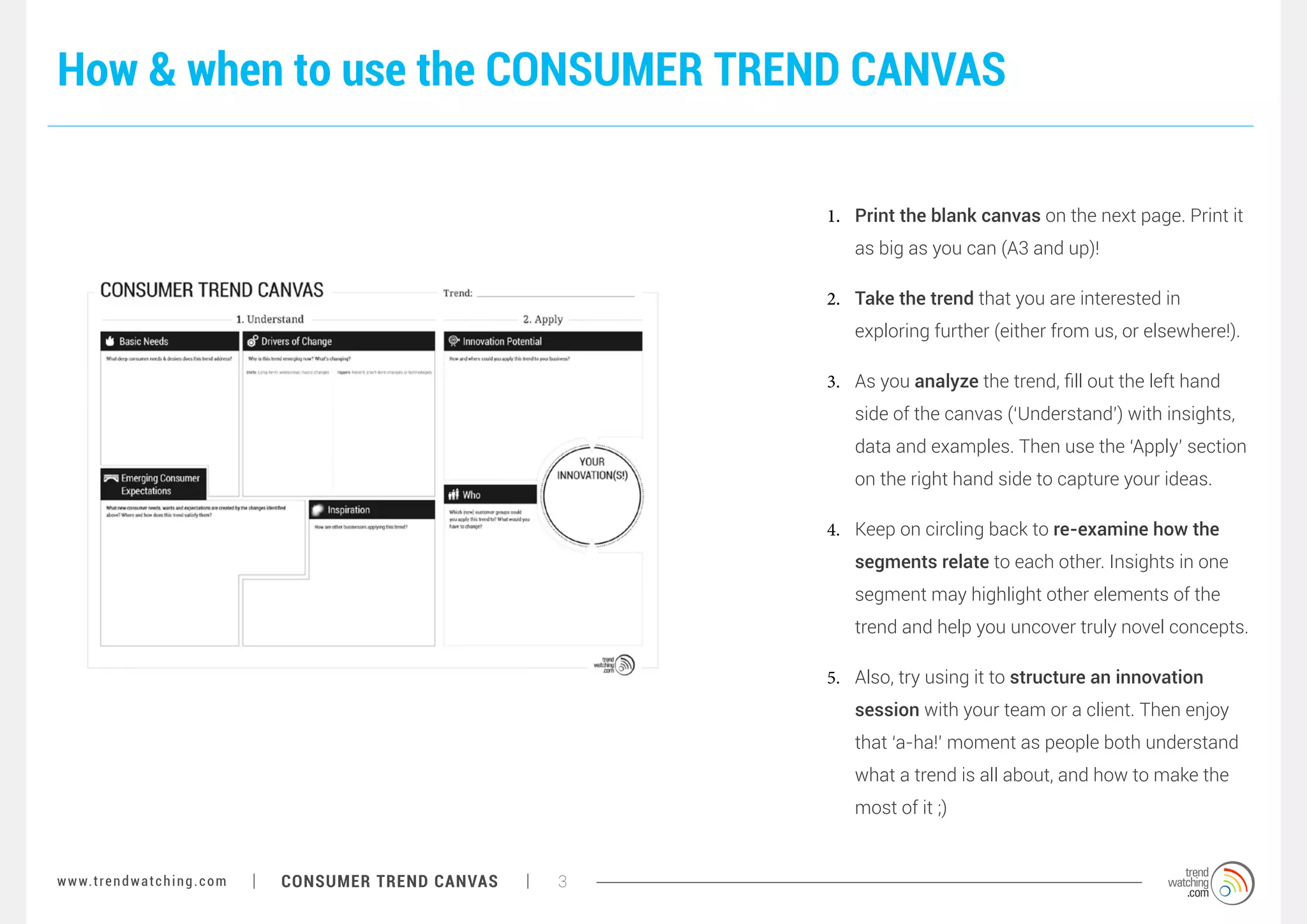 trendwatching.com’s CONSUMER TREND CANVAS | PDF