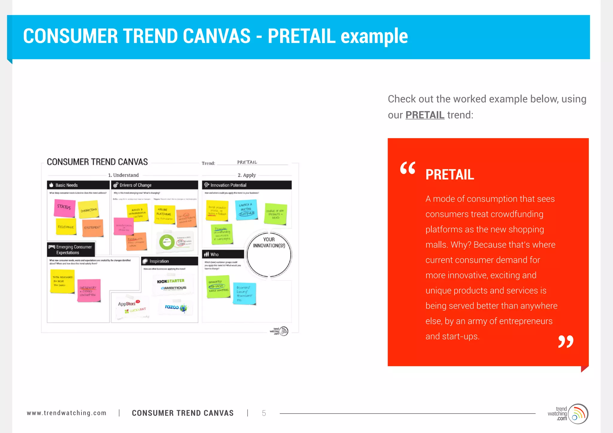 trendwatching.com’s CONSUMER TREND CANVAS | PDF