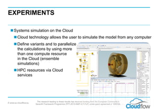 CloudFlow: Computational Cloud Services and Workflows for Agile Engineering | PPT