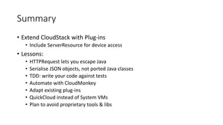 How to add a new hypervisor to CloudStack:Lessons learned from Hyper-V effort | PPTX