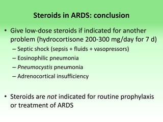 2013-11-7 steroids in ARDS | PPTX