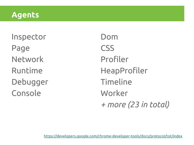 The Internal Architecture Of Chrome Developer Tools Ppt