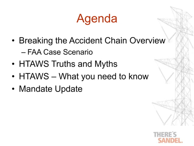 Breaking the Accident Chain: HTAWS | PPT