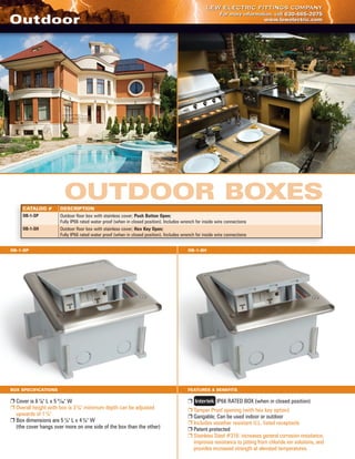 2013 11 waterproof box sell sheet | PDF