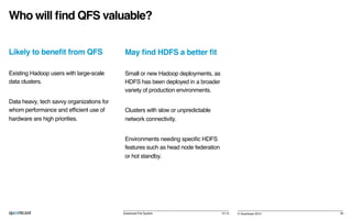 Quantcast File System (QFS) - Alternative to HDFS | PPT