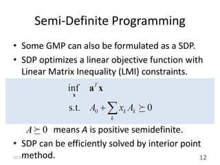 Wireless Fading Communication System Performance Evaluation via SIRP and SDP Methods | PPT