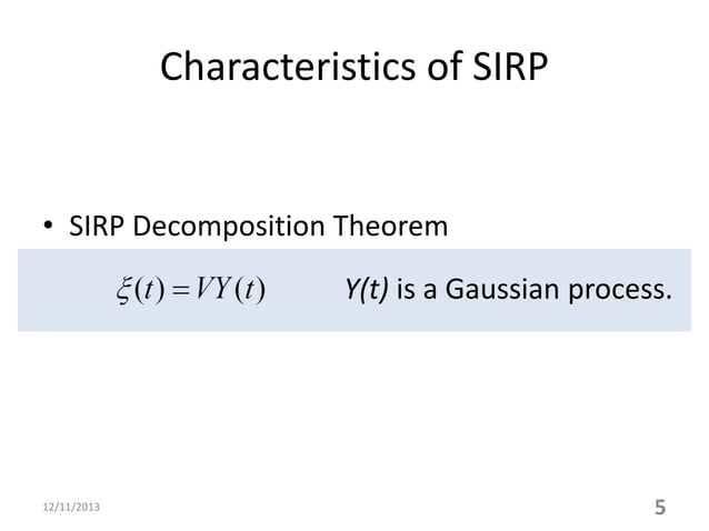 Wireless Fading Communication System Performance Evaluation via SIRP ...