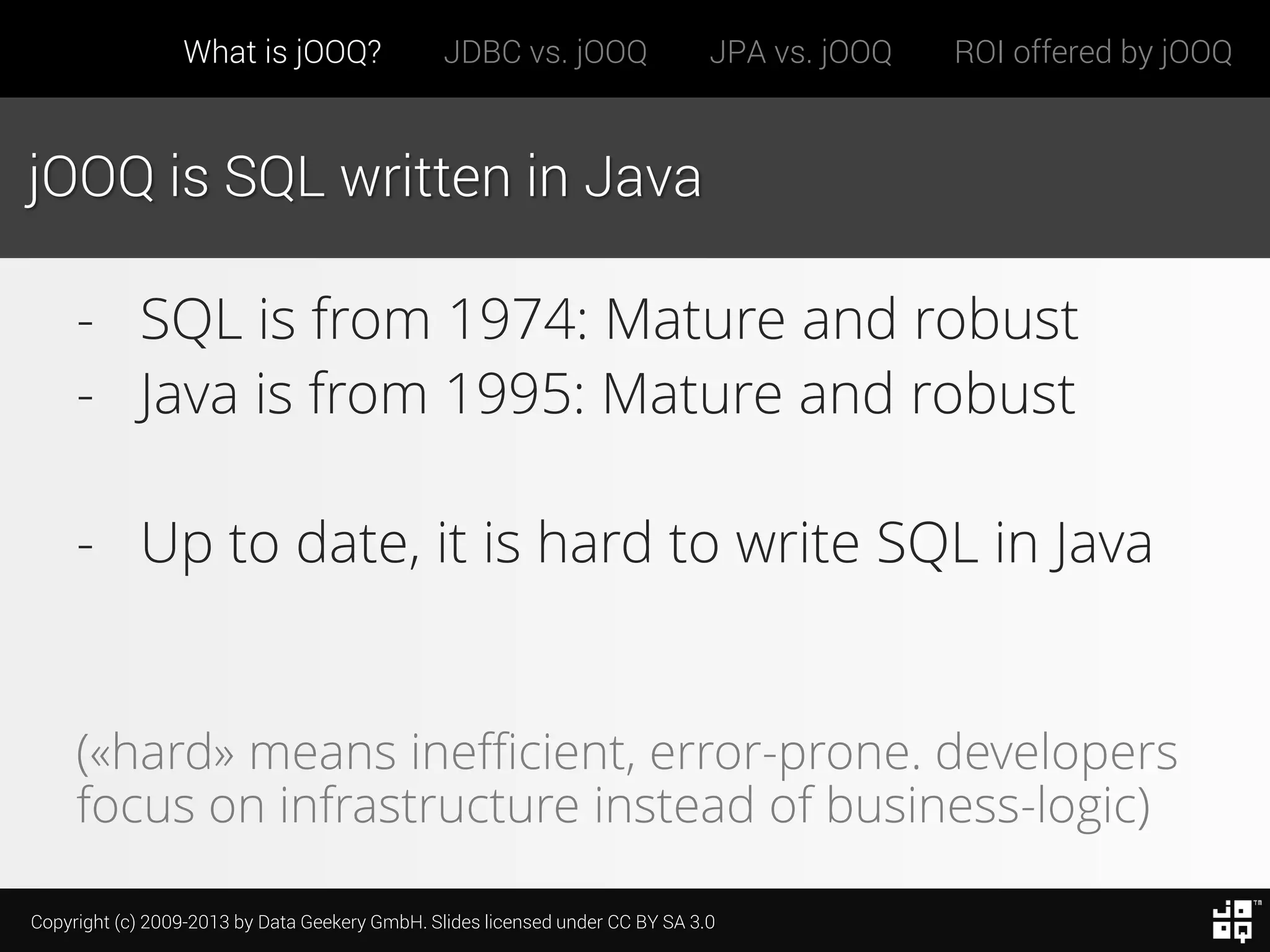 Why Your Developers Need jOOQ | PDF