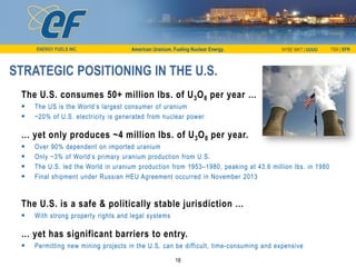 Energy Fuels Inc. - Investor Presentation | PPT